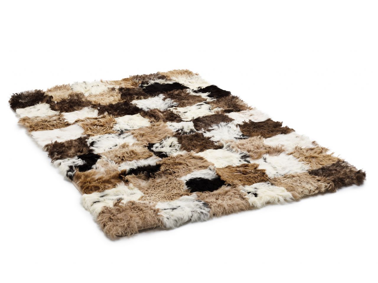 Tigrado Sheepskin Rectangle Rug: Bowron