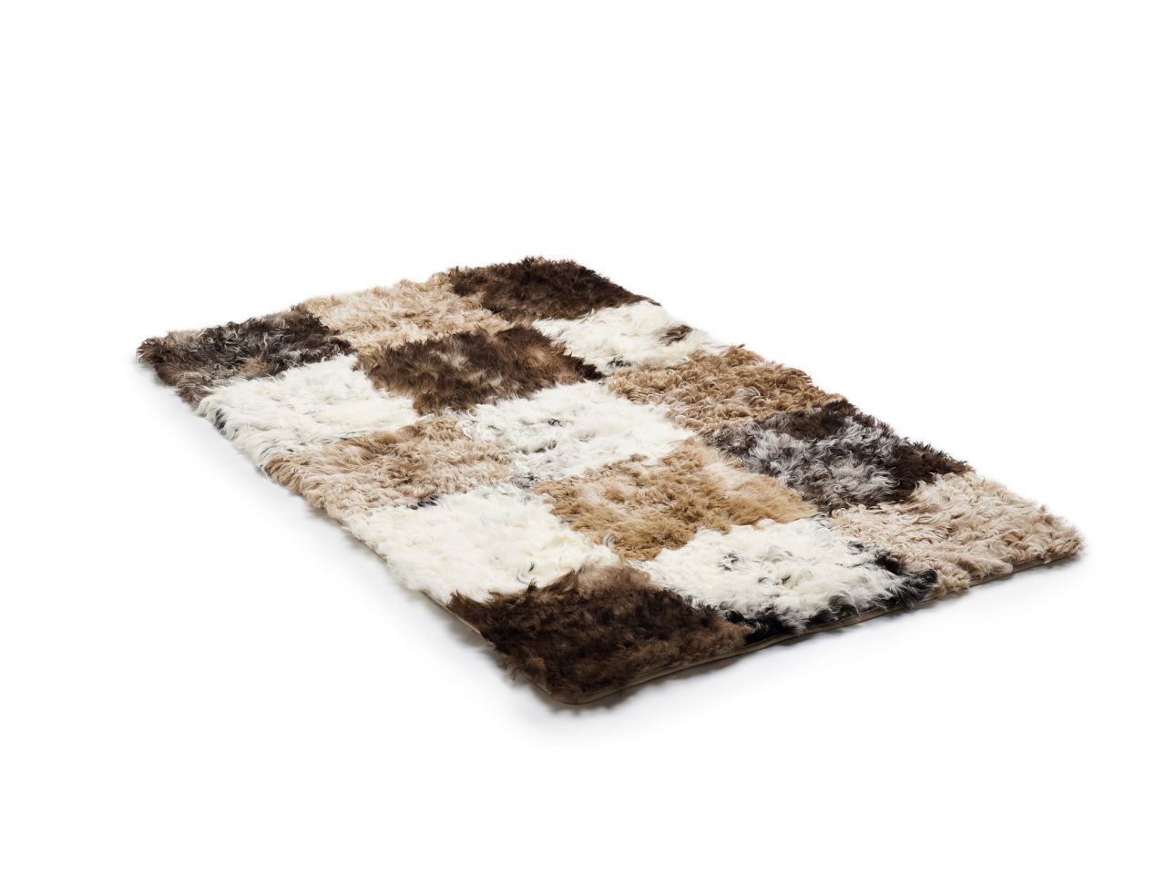 Tigrado Sheepskin Rectangle Rug: Bowron